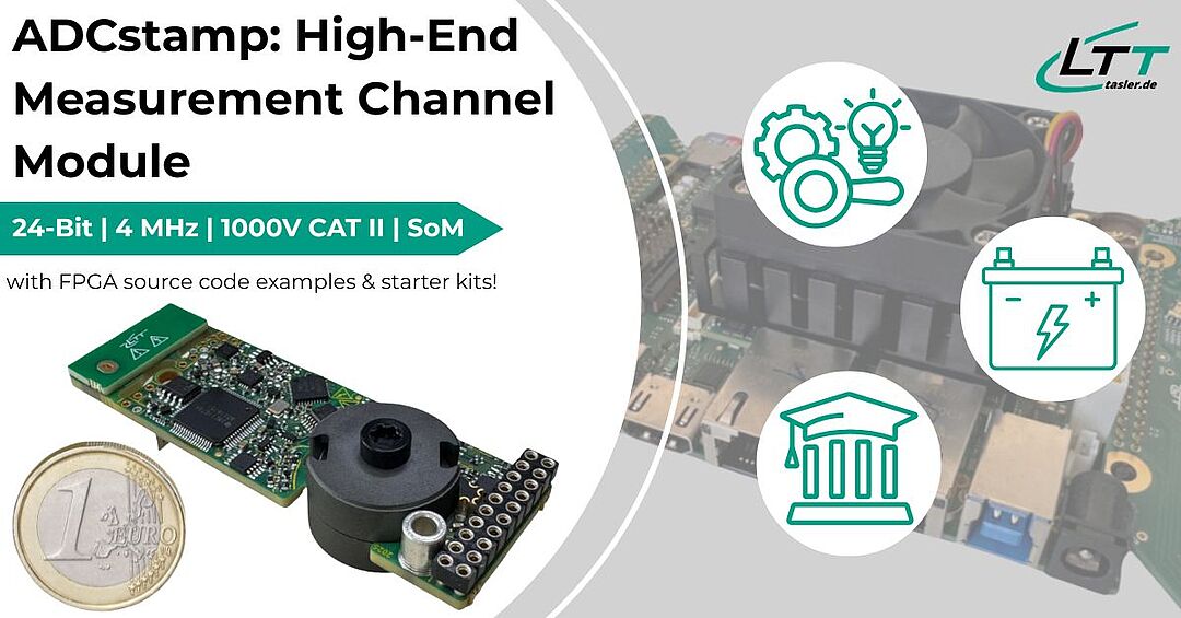 AD-Converter as System-On-Module: ADCstamp by LTT